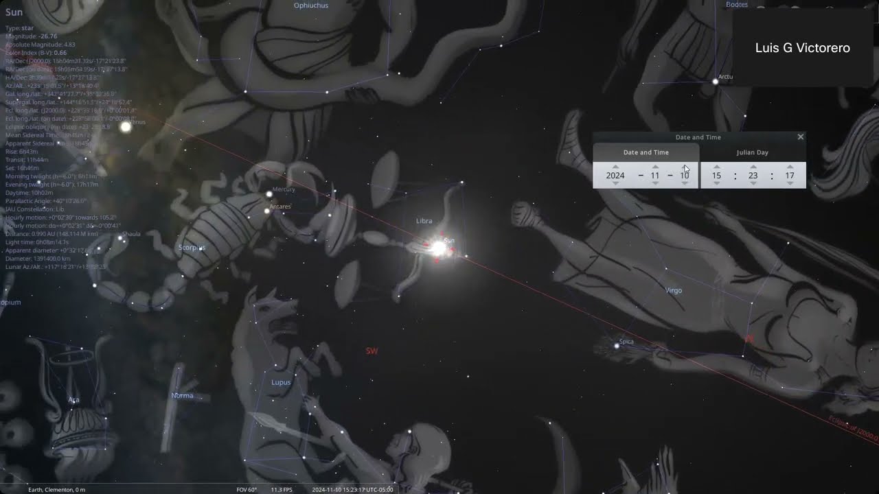 Astronomy - Stellarium laboratories - Introduction to Stellarium - AST 101 and AST 102