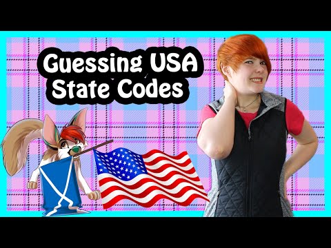 Scottish Lass Guesses USA State Abbreviations
