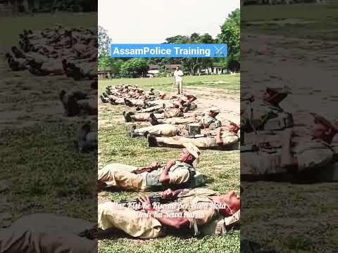 AssamPolice Training ⚔️ Morning Excercise #assampolice #training #motivation #police #viralvideo