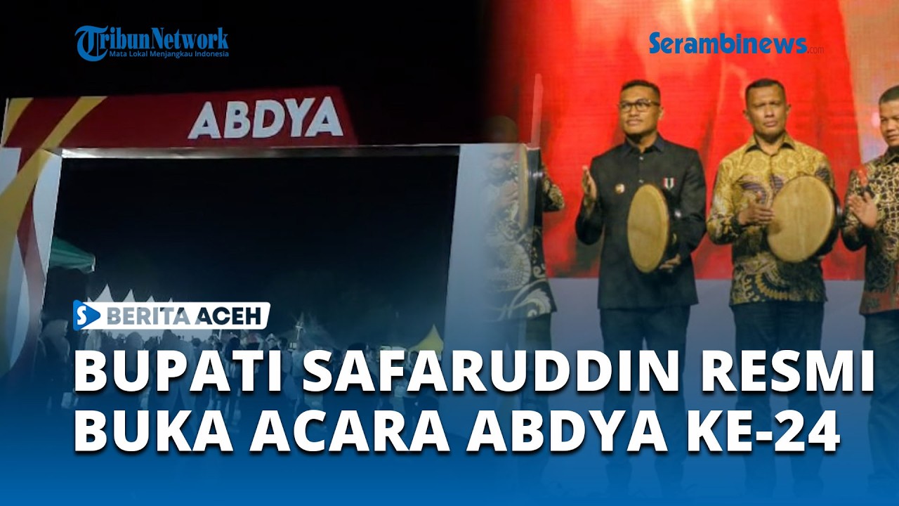 Regent Safaruddin Opens Arts and Culture Festival for the 24th Anniversary of Abdya Regency