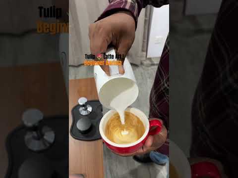 Barista Training In Nepal | Tulip 🌷 Latte Art | Beginner Barista!