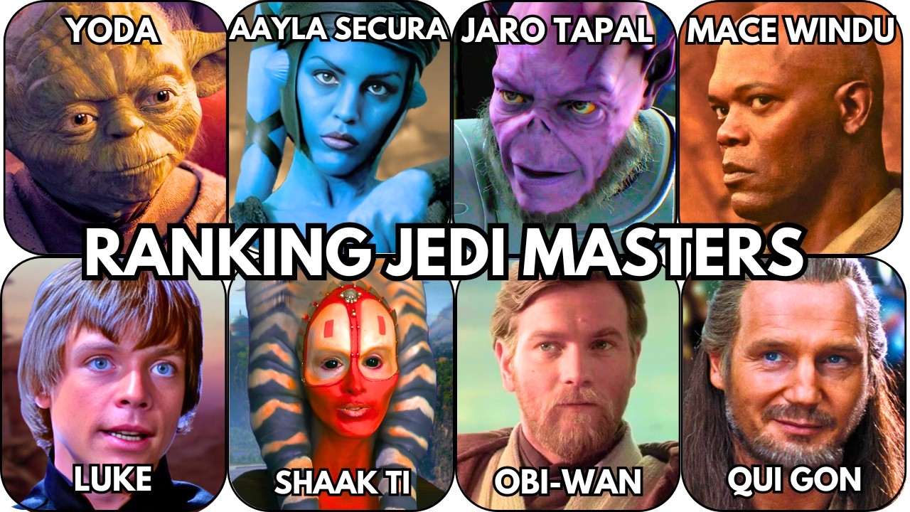 Ranking EVERY Jedi Master From WORST to BEST