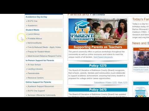 Navigating Parent University Website