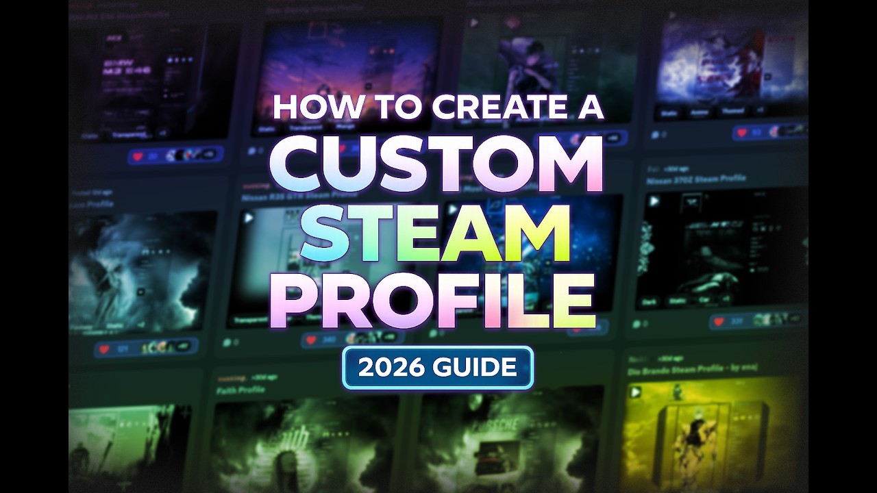 How to Make a Custom Steam Profile in under 10 minutes (2026)