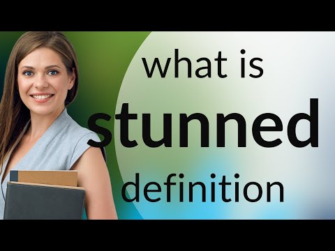 Stunned | STUNNED meaning