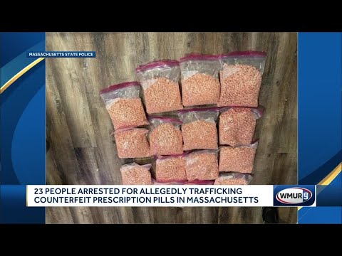 23 people accused of trafficking counterfeit prescription pills