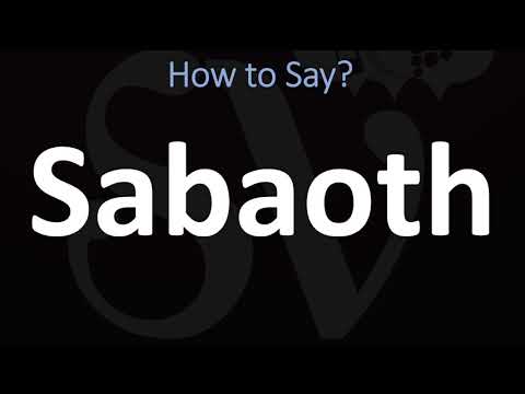 How to Pronounce Sabaoth? (CORRECTLY)