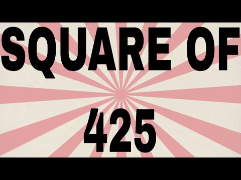 SQUARE OF 425