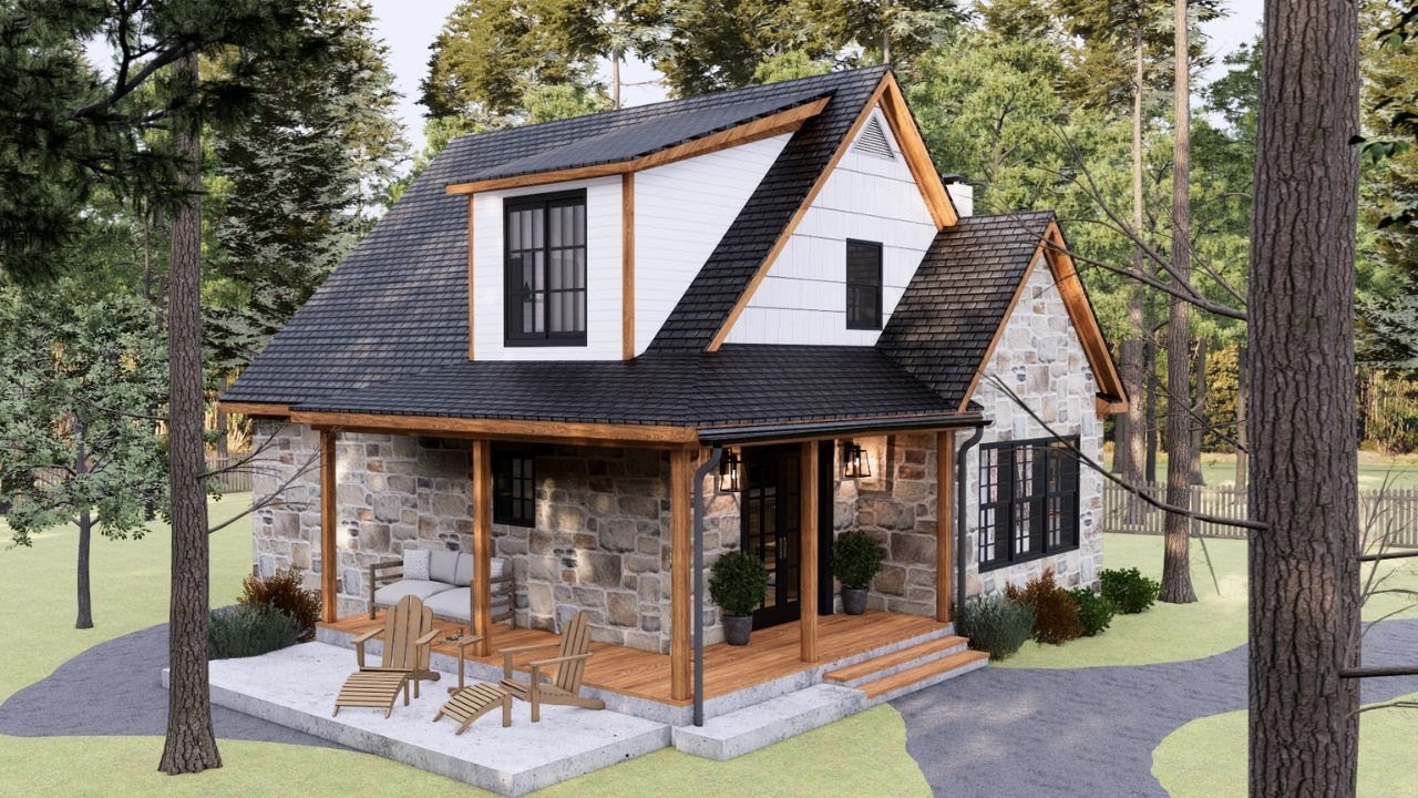 7x8m (23'x26') STUNNING Cottage House ! Simple but Perfect!.
