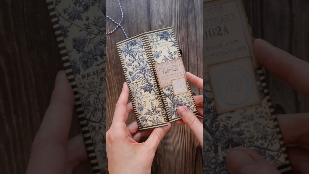 Junk journal with me! One page ▶️ FOLDER! (Book released in March!) #junkjournal