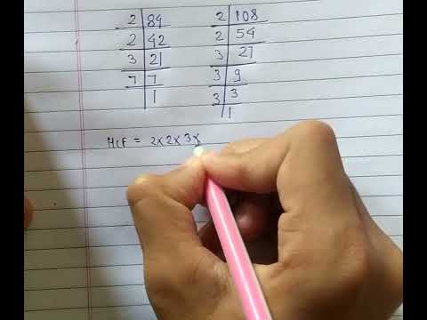 LCM Of 84 and 108 Step by Step // Easy Way 🙃👍