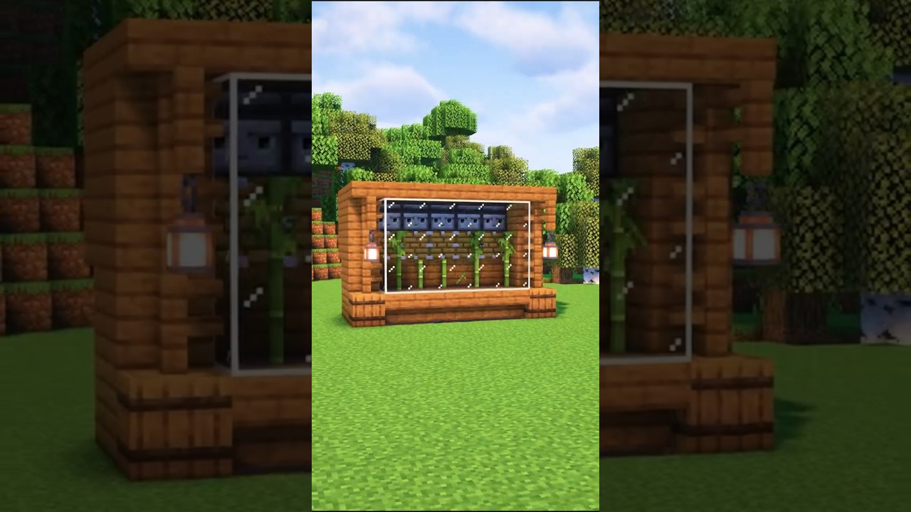 Aesthetic Bamboo Farm Minecraft 1.21 Tutorial | #shorts