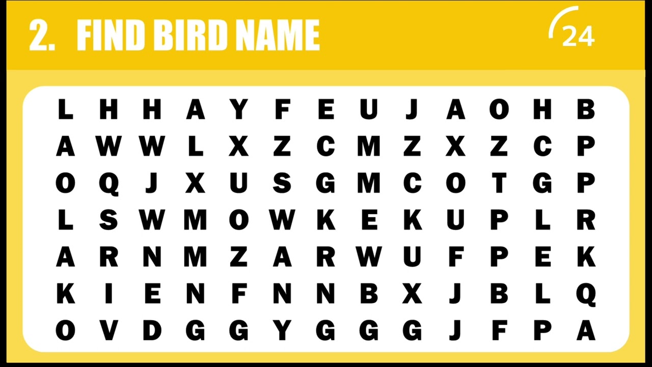 FIND HIDDEN WORDS I WORD SEARCH | PUZZLE