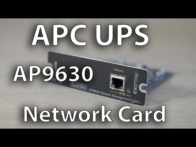Network Interface Cards - APC Make Network Management Interface Cards ...