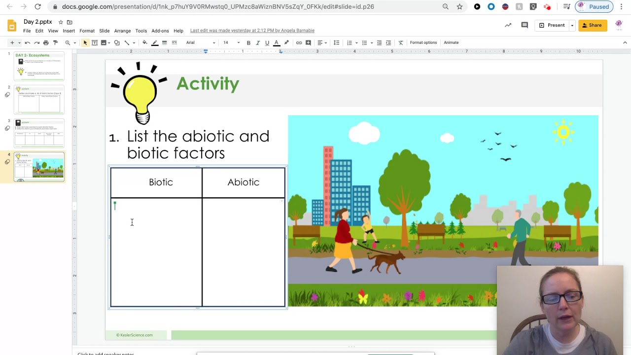 Day 4 Assignment Ecosystem Notes