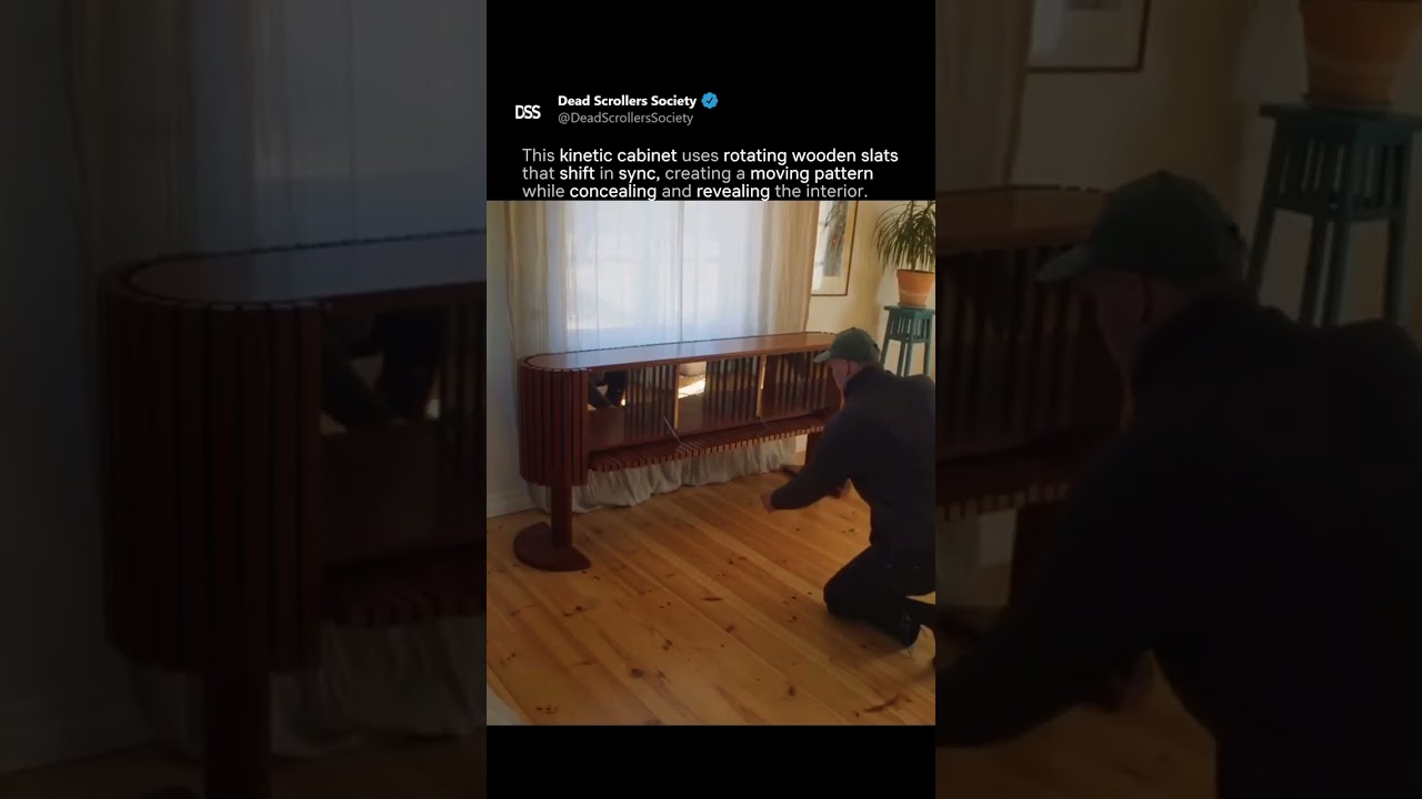 This Cabinet Moves Like It Is Alive 📚