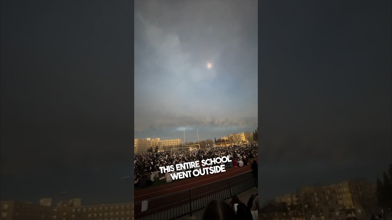 This solar eclipse video is unreal 😱