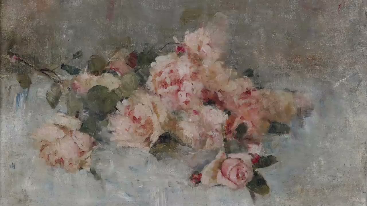 Turn Your TV Into Art | Vintage Floral Art Slideshow For Your TV | 1Hr of 4K HD Paintings