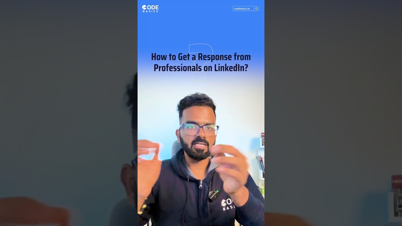 Template to get response from professionals on LinkedIn.