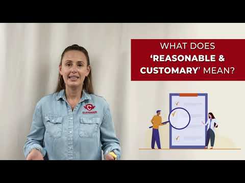 What Does ‘Reasonable & Customary’ Mean?