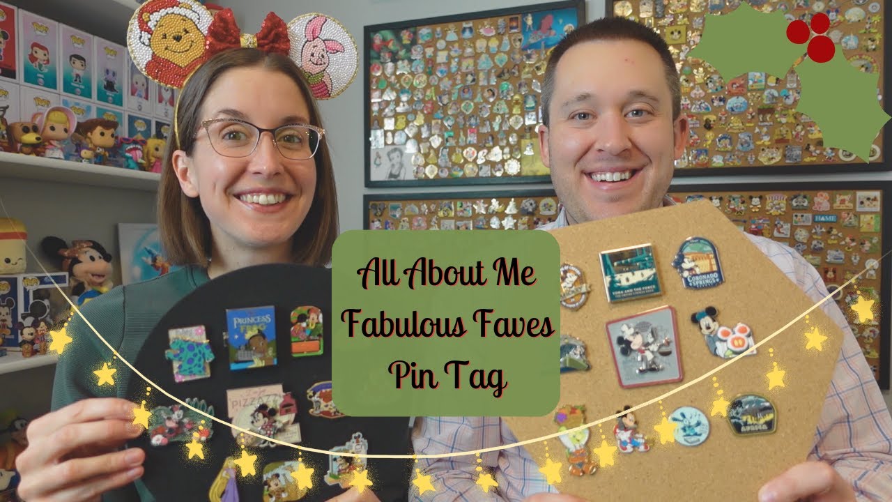 All About Me Fabulous Faves Pin Tag | Vlogmas Day 1 | Disney Pin Love