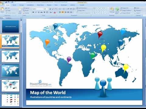 How to Customize World Map in PowerPoint
