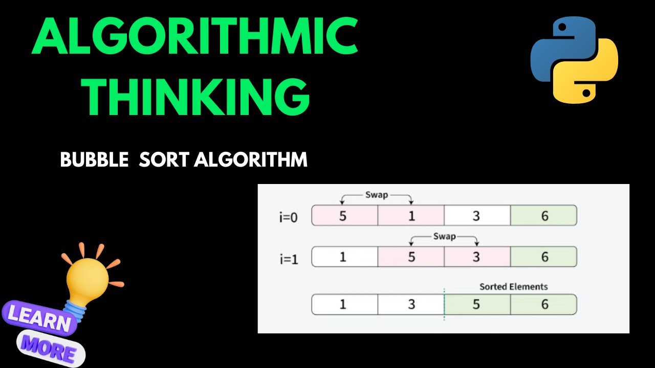 Bubble Sort Algorithm Explained! Python Implementation & Step-by-Step Guide