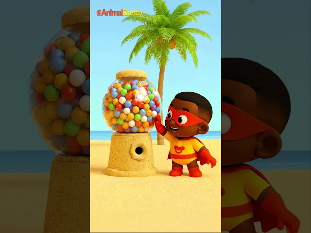 Exploring the Fun and Educational BEACH GUMBALL MACHINE Song for Kids ...