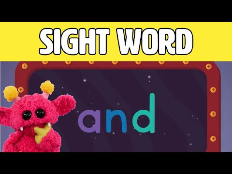 AND - Let's Learn the Sight Word AND with Hubble the Alien! | Nimalz Kidz! Songs and Fun!
