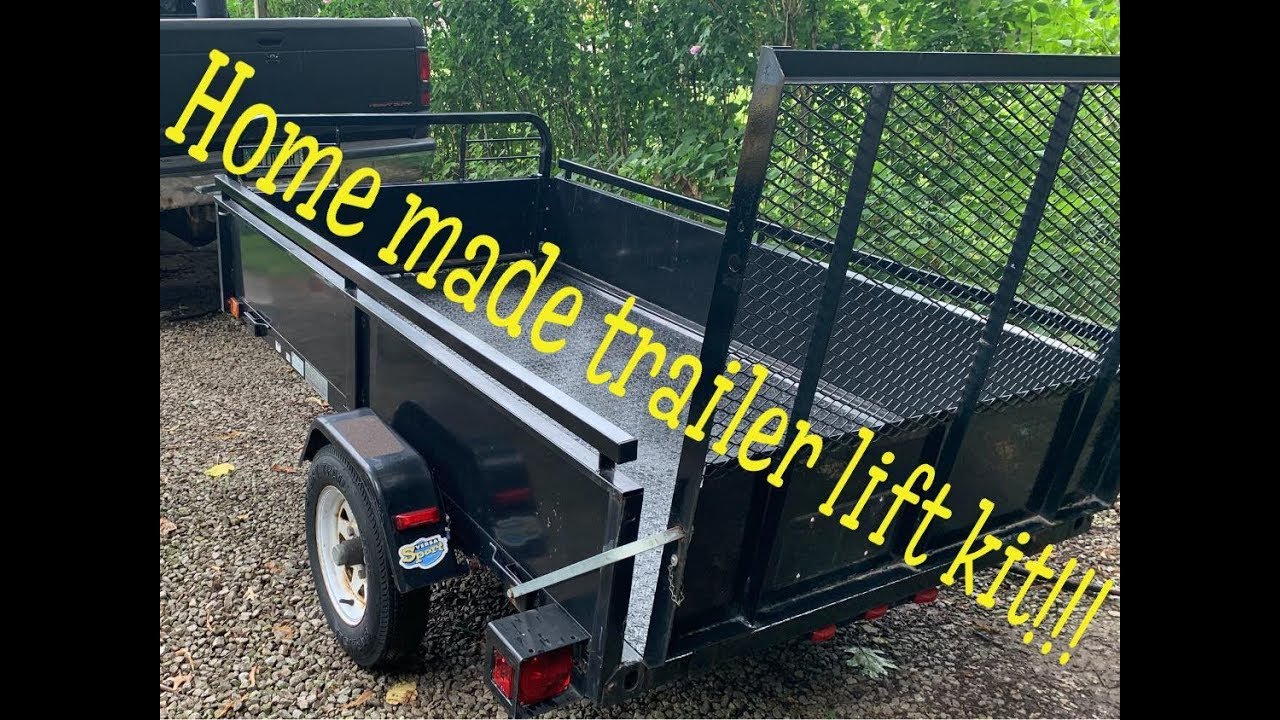 Converting a standered trailer to an off road trailer. leaf spring /lift kit