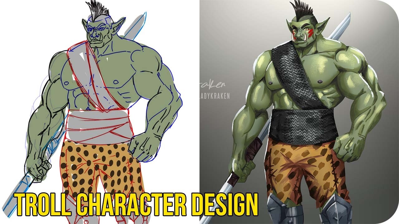 Troll Character Design - Commissions OPEN