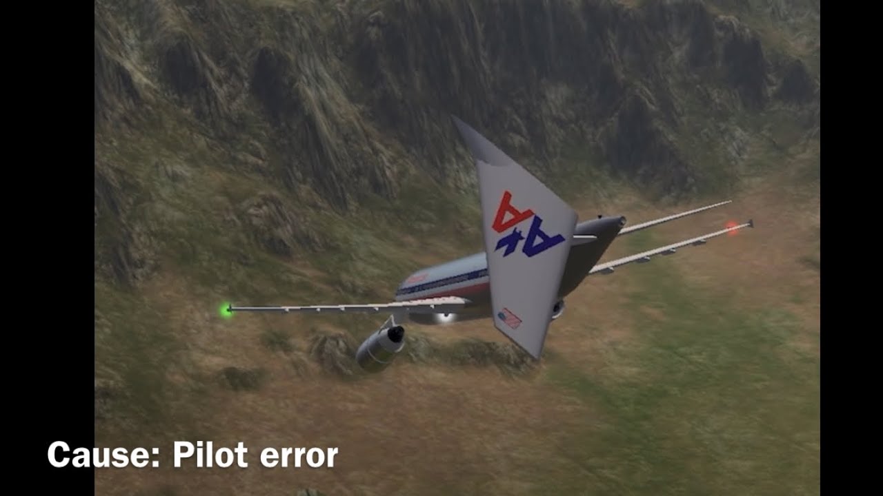 Plane crashes with CVR #9 I SimplePlanes