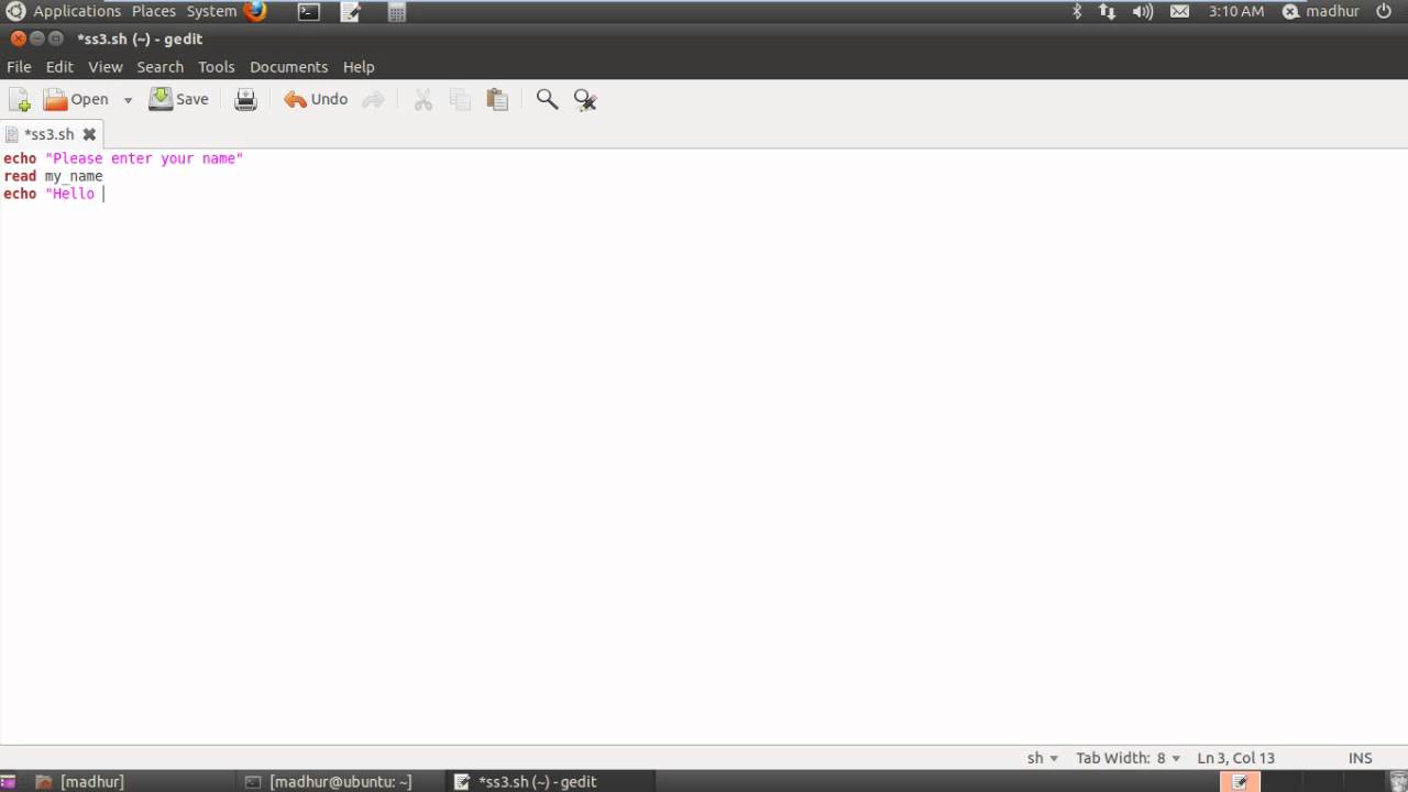 Shell Scripting Tutorial-18: Shell Variables, Grab User Input Using 'read'