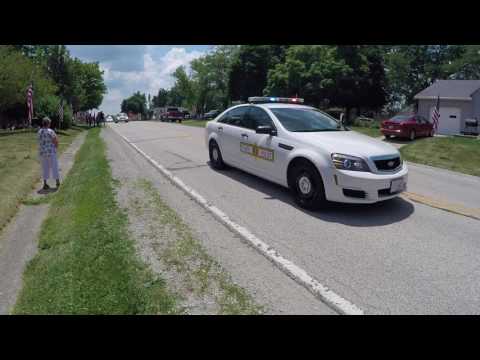 Honoring a Hero: Trooper Ryan Albin's Emotional Full Procession in Bellflower, IL