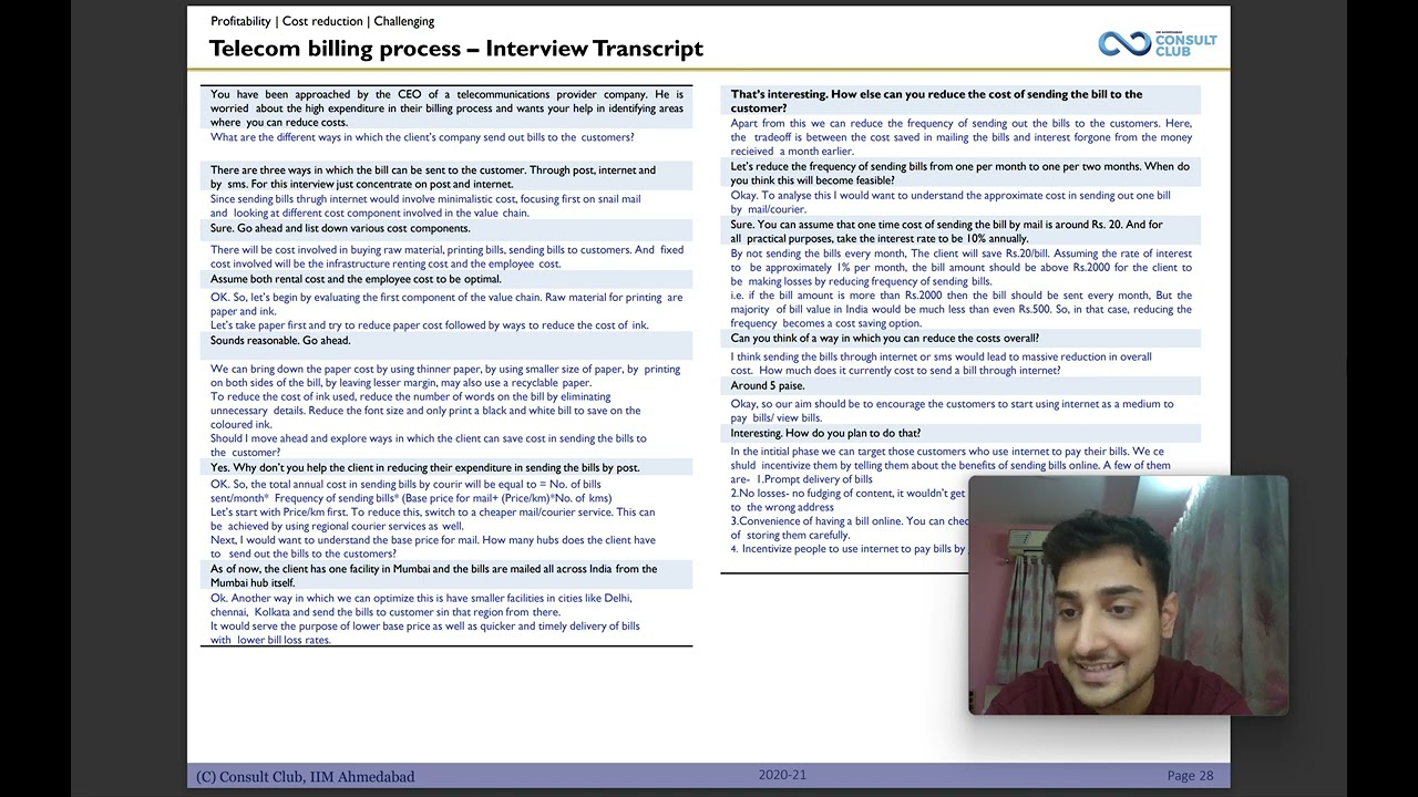 Telecom Billing Process | Management Case Study 14 | Chapter: Profitability