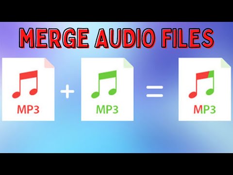 how to merge multiple audio files into one large mp3 file | how to combine 2 audio files into 1