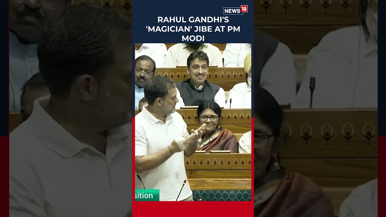 Rahul Gandhi Calls PM Modi a “Magician”, Questions Intent Behind Bill in Parliament | N18S