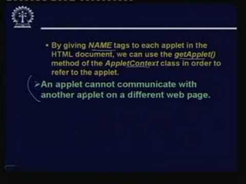 Java Applets - Part:2 - Internet Technologies Video Lecture - Computer ...