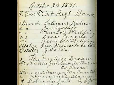 Loin du Bal - Voss' 1st Regt. Band (1891) - Edison / North American
