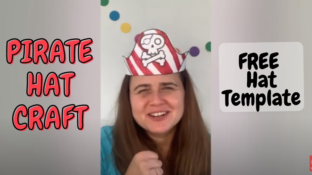 Pirate hat Craft (Free Template)
