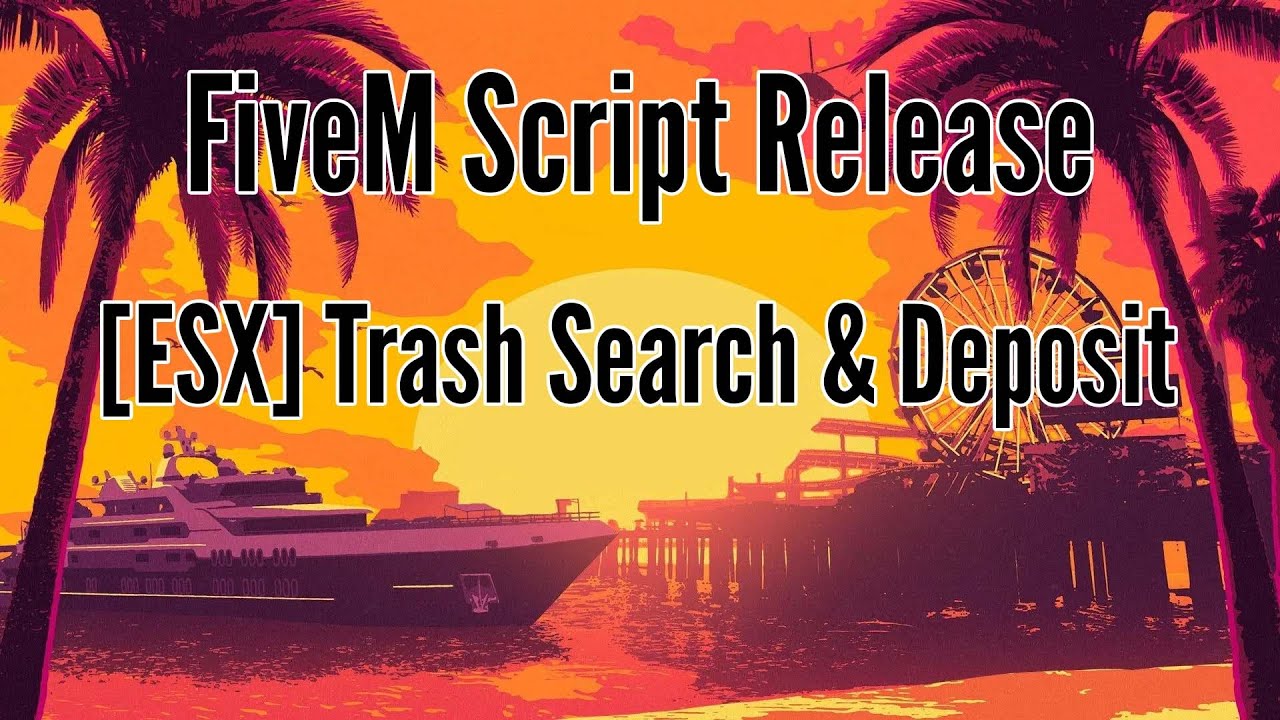 [Release] [ESX] Trash Search & Deposit - FiveM Releases - Cfx.re Community