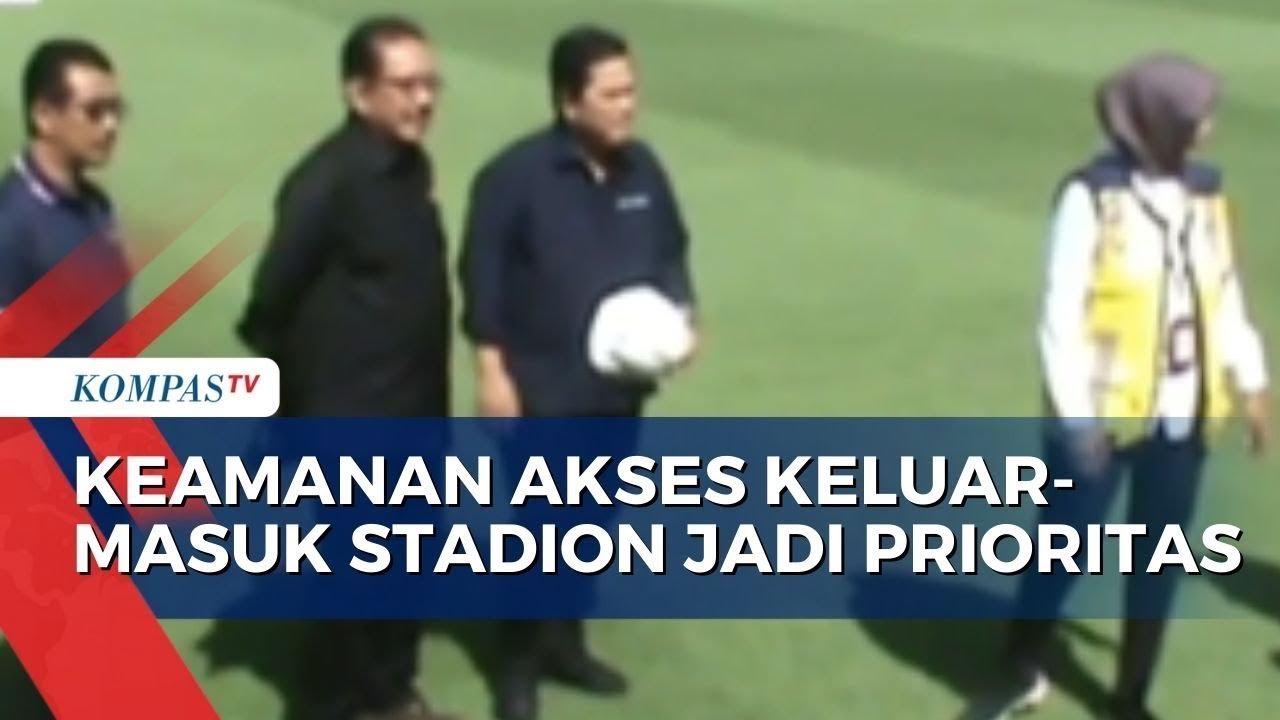 Erick Thohir Tinjau Kesiapan Stadion Kapten I Wayan Dipta di Bali Jelang Piala Dunia U 20