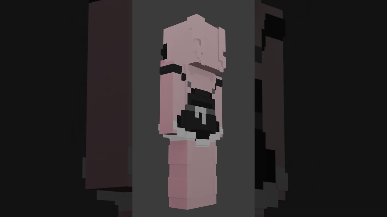 Pink Among Us Maid #minecraft #minecraftskin #amongus #sus