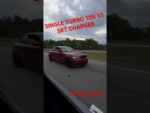 SINGLE TURBO N54 Vs SRT CHARGER #n54 #shorts #bigturbo #bmw #e82 #135i #e90 #e92
