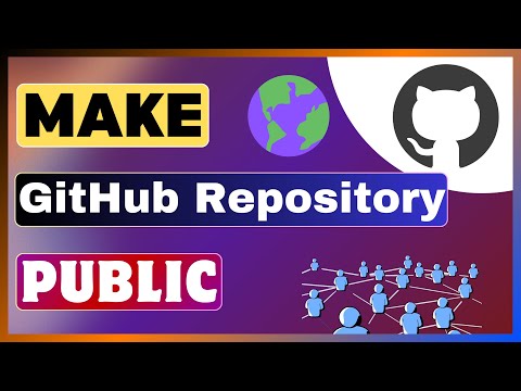 How To Make GitHub Repository Public | Change Private Repository To Public In GitHub