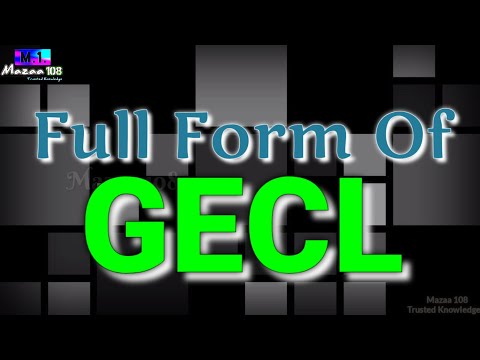 Full Form of GECL | GECL full form | GECL means | GECL Stands for | GECL का फुल फॉर्म | What is GECL