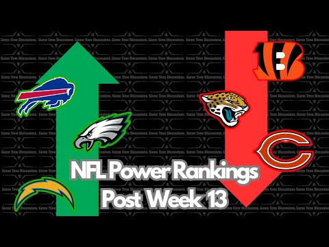 FINAL 2024 NFL Power Rankings Post Week 13 | Who can make the Playoff Push?