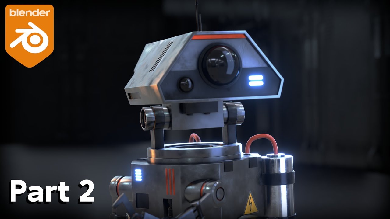 Sci-Fi Worker Robot-Part 2 (Blender Tutorial)