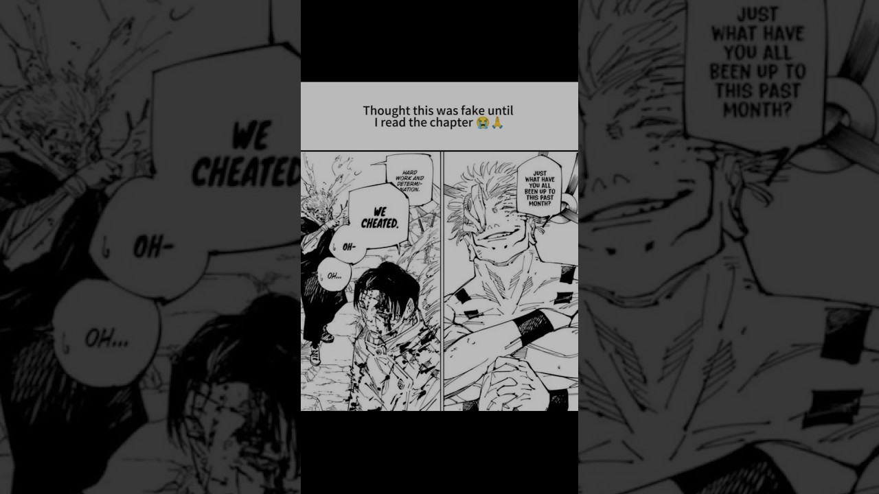 “We cheated” 😭🙏… #jjk#jujutsukaisen#jujutsukaisenedit#yuta#sukuna