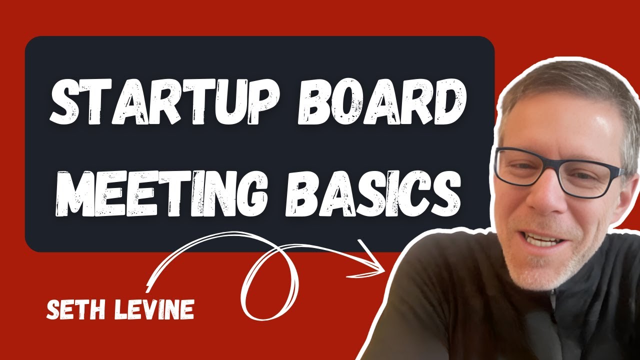 How to run an effective Startup Board Meeting